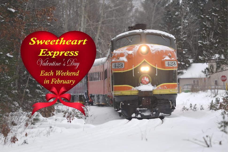 Sweetheart Express Dinner Train | Wisconsin Great Northern Railroad